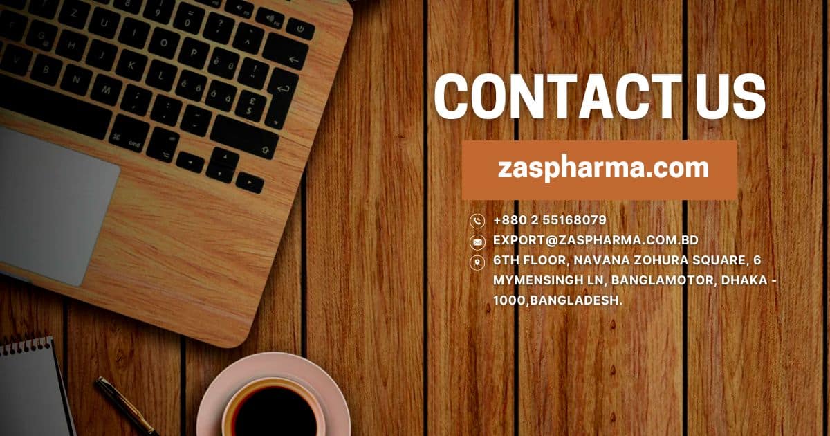 Zas Pharma Ltd | Contact Pharmaceutical Exporter in Bangladesh